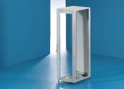 FR7855690威图机柜宽800高1200深805高24U基于威图flexRack(i)前玻璃门后钢板-已停产-rittal威图空调维修威图 ...